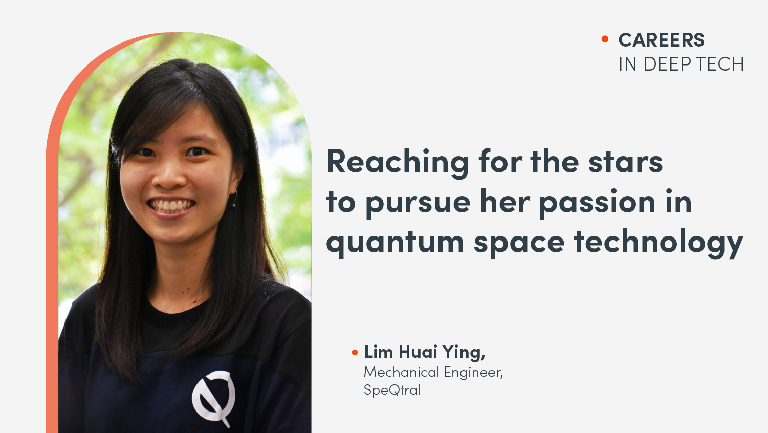 Reaching for the stars to pursue her passion in quantum space ... Reaching for the stars to pursue her passion in quantum space ...